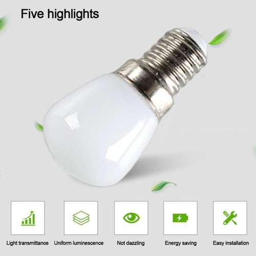 Light 220V 3W LED Lamp Fridge Bulb Refrigerator Lighting Pygmy Small ...