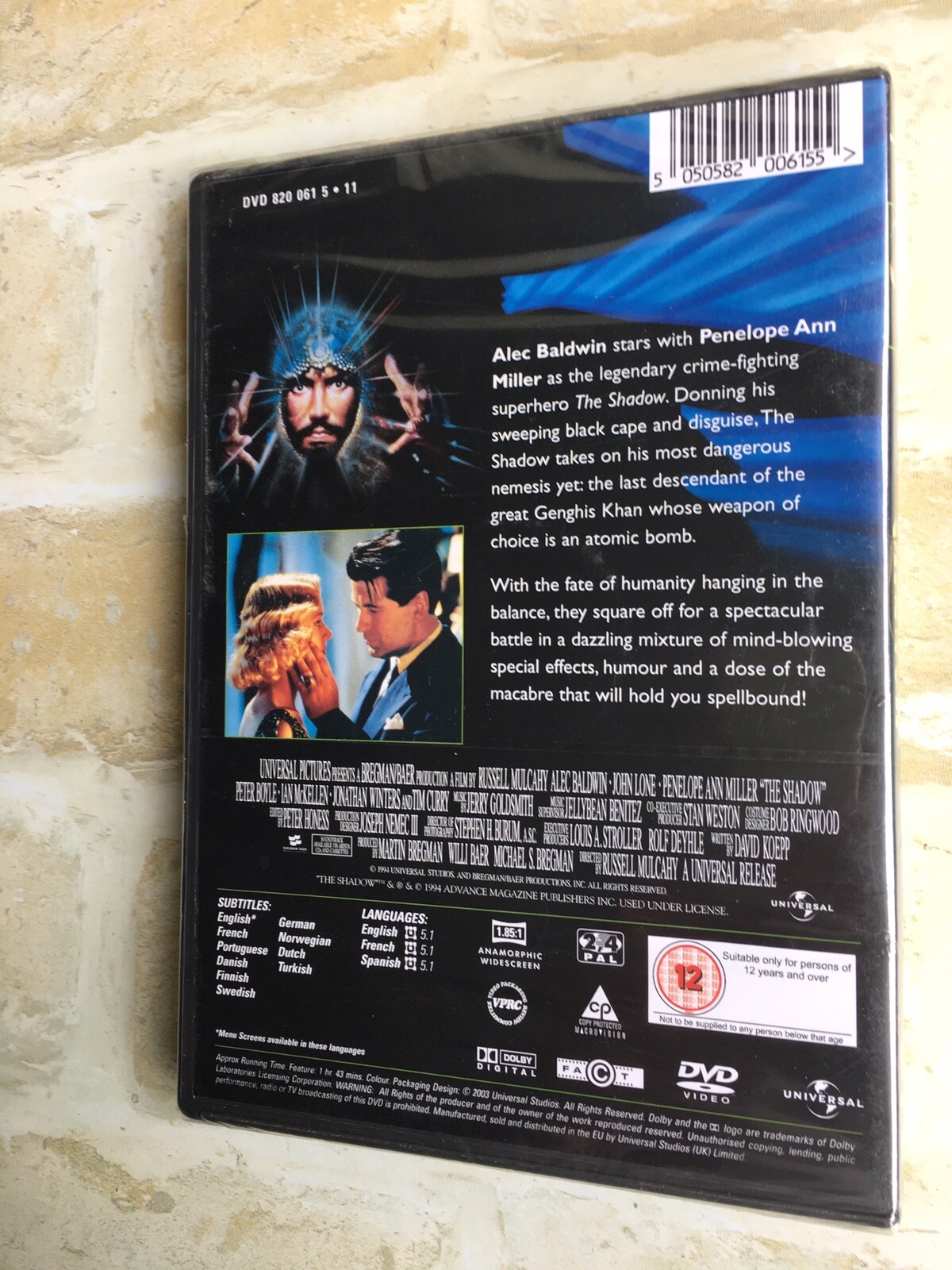 THE SHADOW - ALEC BALDWIN - REGION 4 PAL DVD - NEW SEALED | eBay