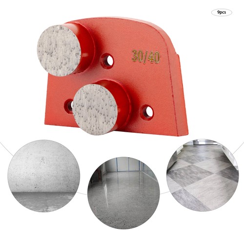 9x Grinder Wheel Grit 30/40 Concrete Floor Grinder Diamond Grinding ...