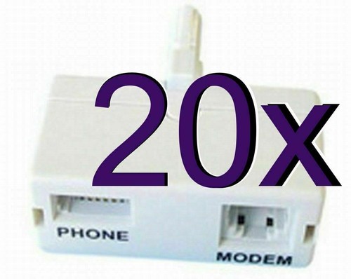 20 X ADSL Filter / Splitter Breitband Microfilter DSL | eBay