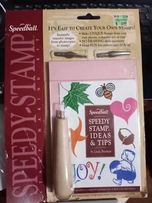Speedball Stamp Making Kit Speedy Carve Cutters #4100 | eBay