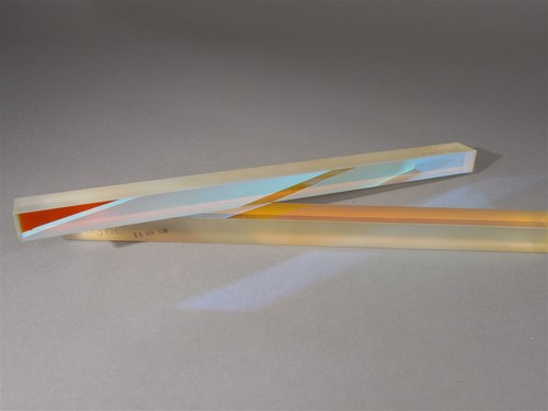 Lot of 11 Craft Glass Crystal Bars Reflective On One Side - New | eBay