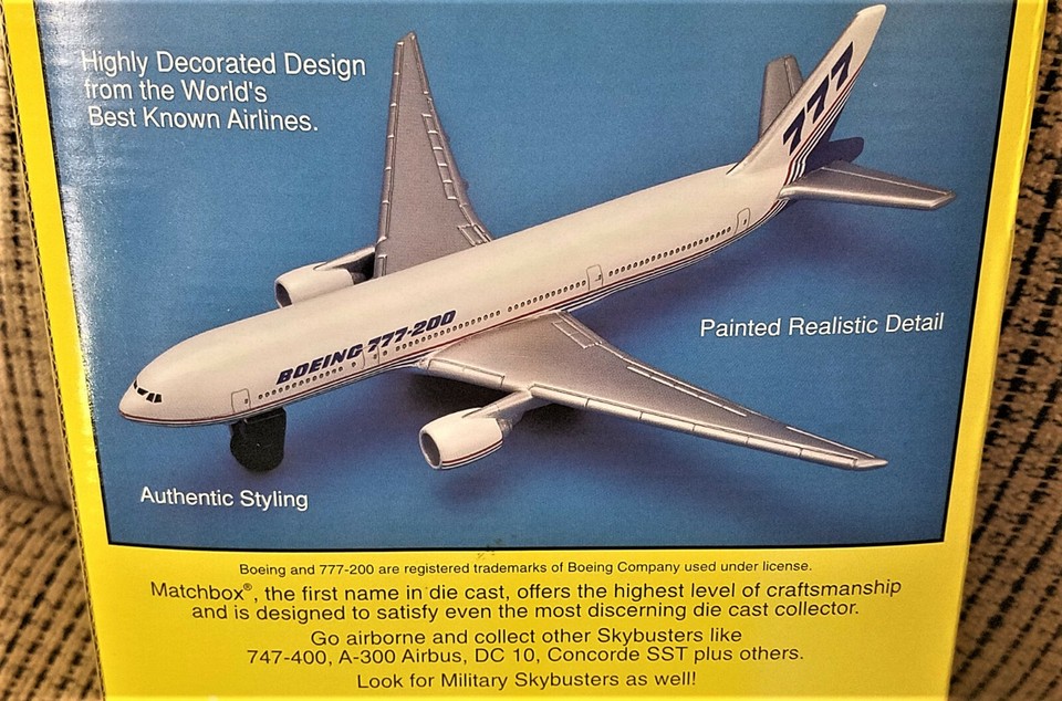 MATCHBOX Diecast Metal SKY BUSTERS Toy Airplane & Helicopter Set NEW IN ...