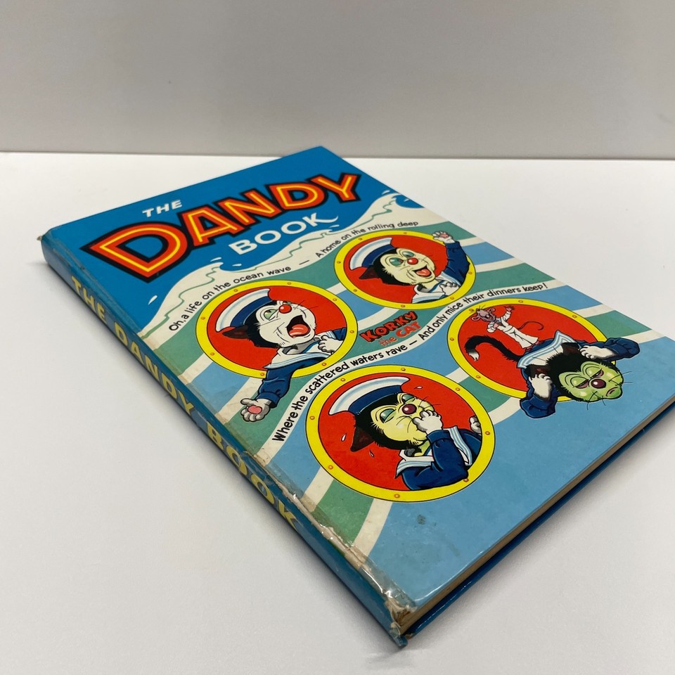 Rare Vintage - The Dandy Book 1962 Korky The Cat - UNCLIPPED - Good ...