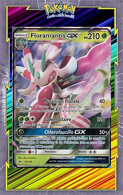 Floramantis GX - SL1:Soleil et Lune - 15/149 - Carte Pokemon Neuve ...