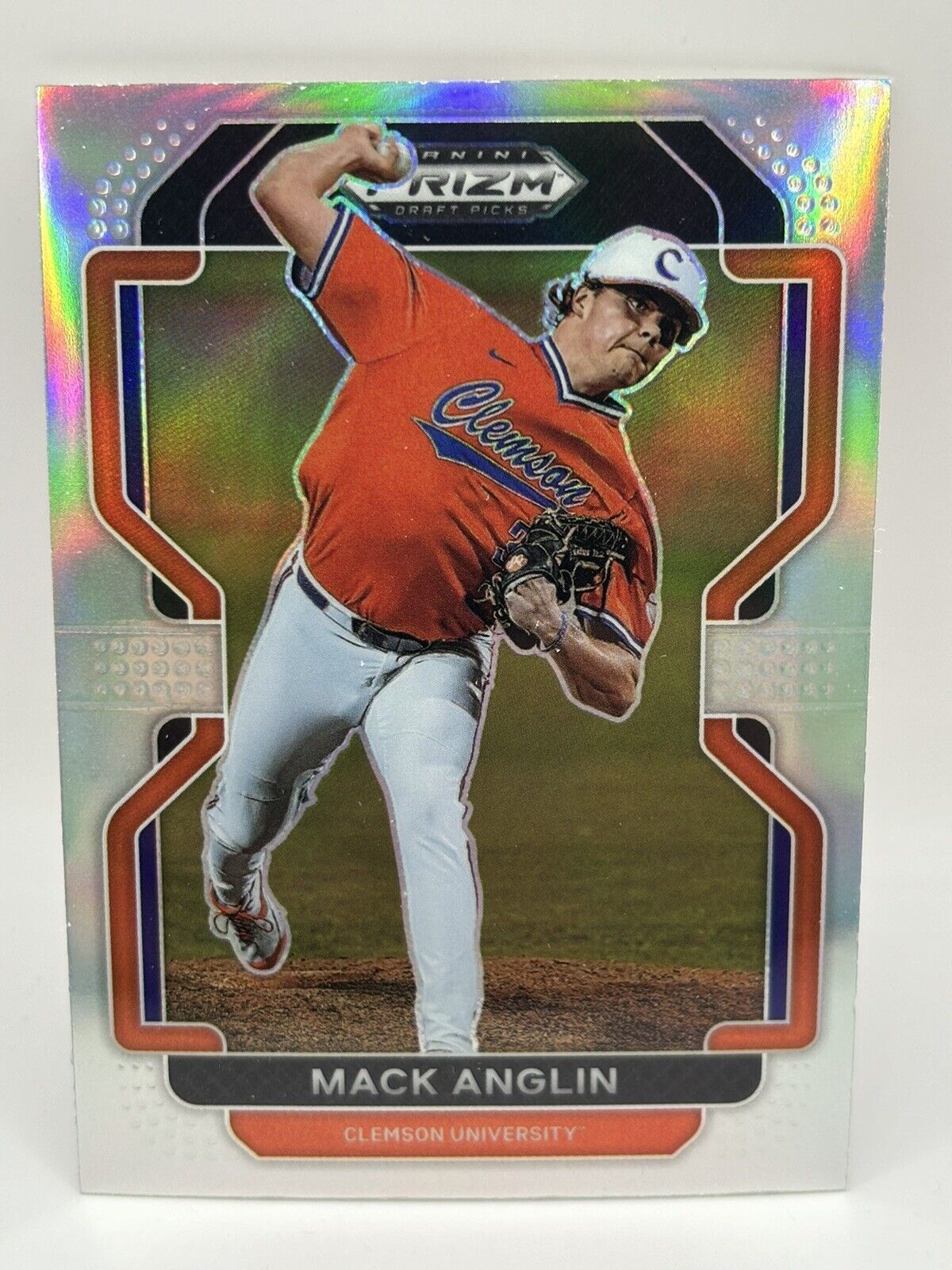 2022 Prizm Draft Picks #PDP205 Mack Anglin Silver Prizm Clemson Tigers ...