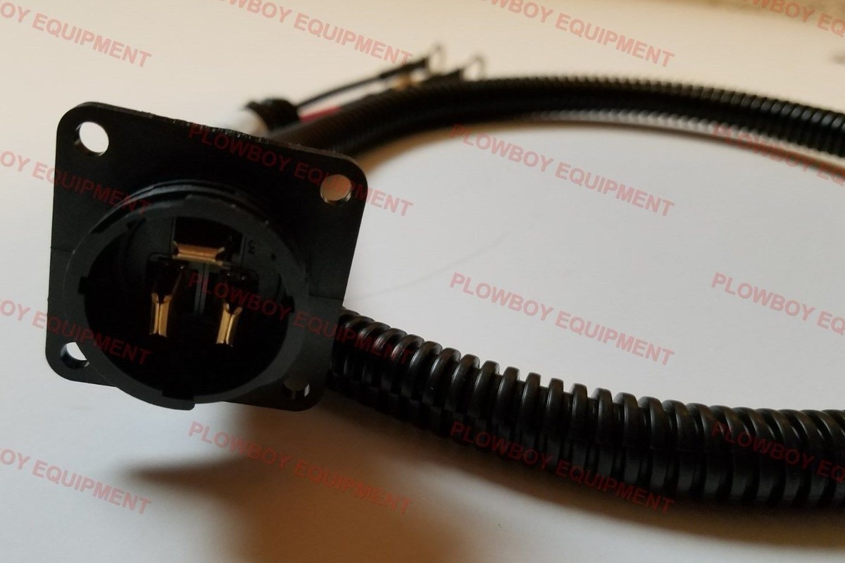 Esquema de fiação do conector de potência auxiliar John Deere