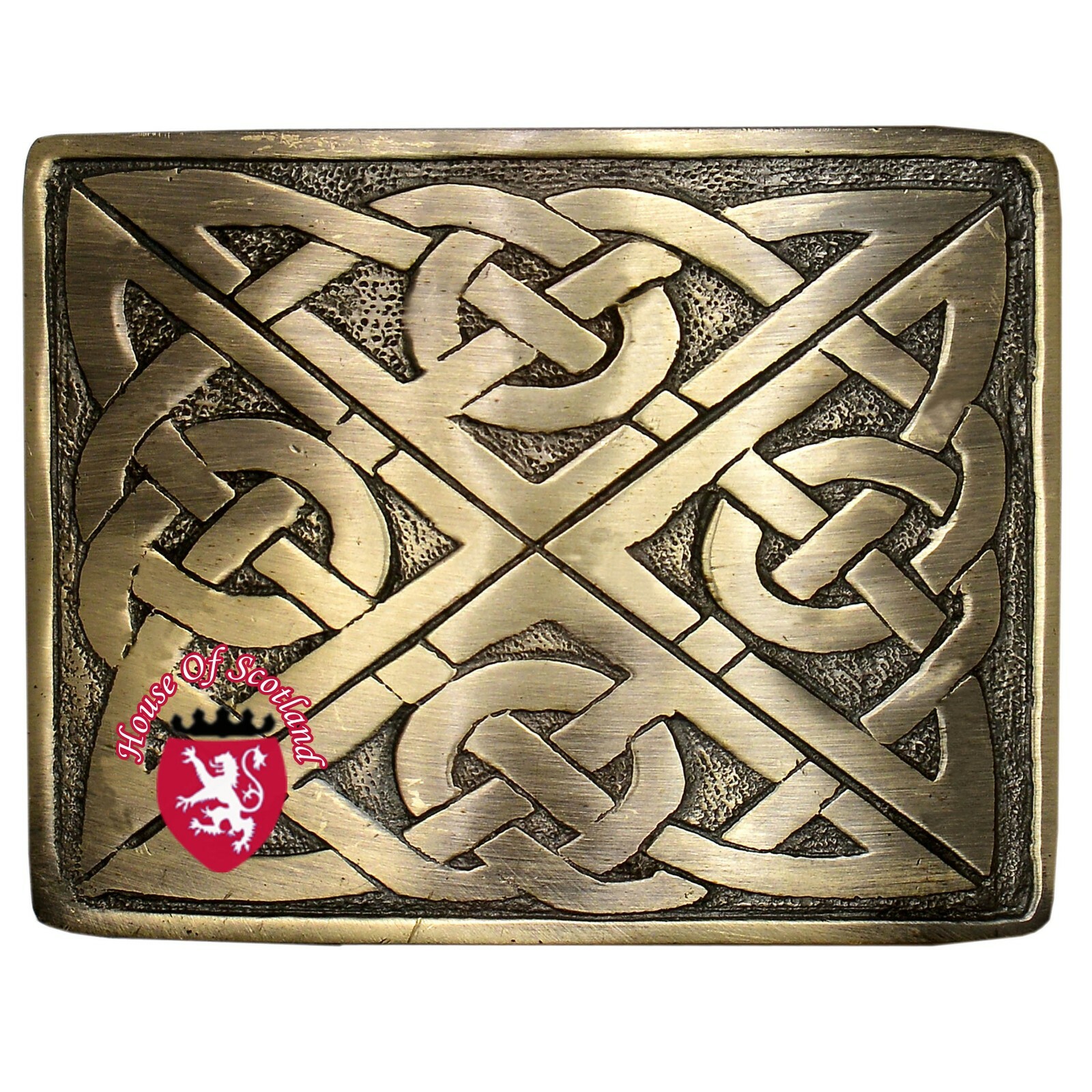 Scottish Kilt Belt Buckle Antique Celtic Serpent Highland Thistle ...