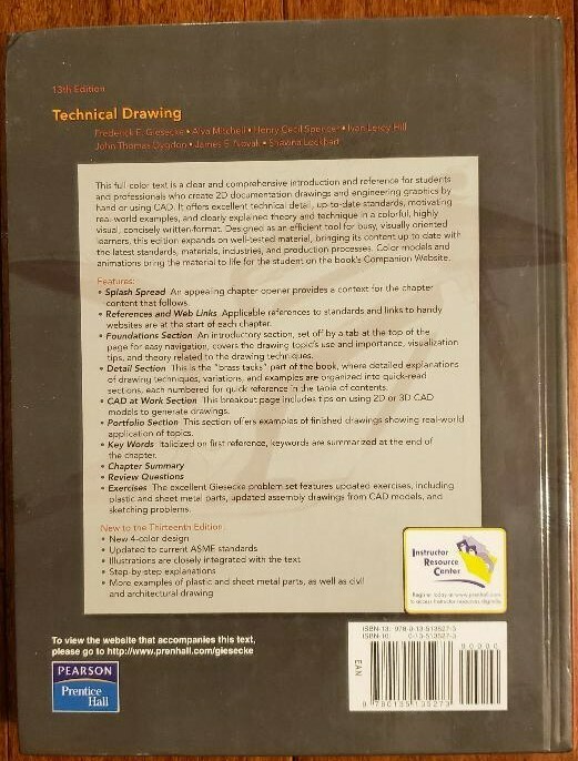 Technical Drawing by Giesecke/Mitchell/Spencer/Hill/Dygdon/Novak ...