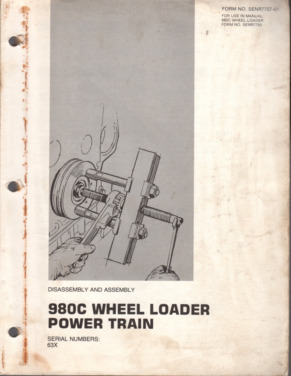 Caterpillar 980C Wheel Loader Power Train Disassembly and Assembly ...