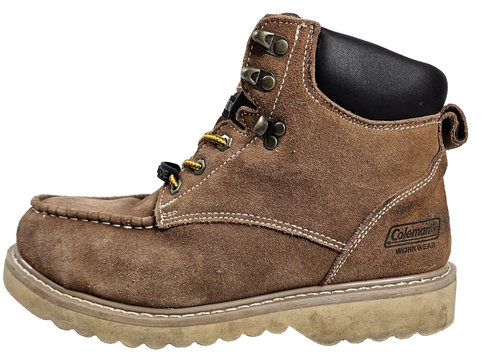 Coleman Workwear Workman Steel Toe Leather Boots Size 12M | eBay