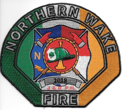 Northern Wake Fire Dept. - 2018, North Carolina (4.5" x 4" size) fire ...