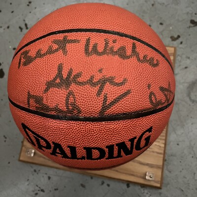 Bobby Knight Autographed Spalding NBA Basketball Indiana Hoosiers Ncaa ...