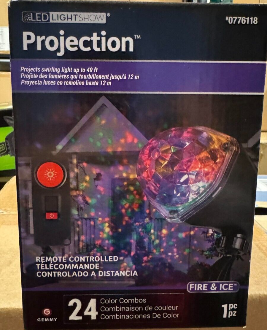 Gemmy Lightshow Projection Multifunction Led Multidesign Save On