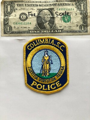 Columbia South Carolina Police Patch Un-sewn great condition | eBay