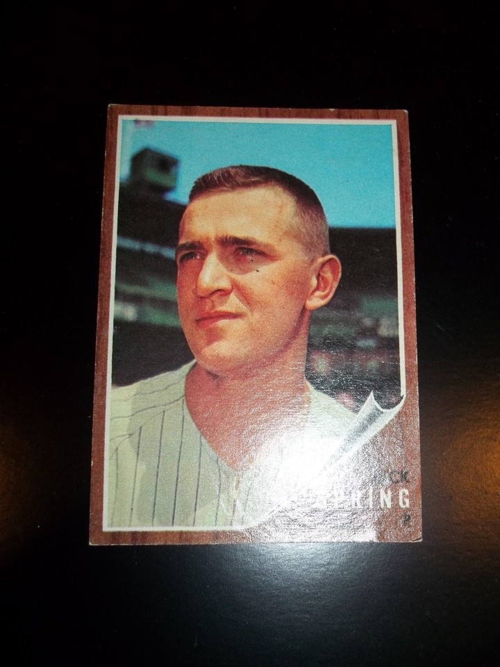 1962 Topps #257 Jack Spring L.A. Angels Baseball Card EUC | eBay