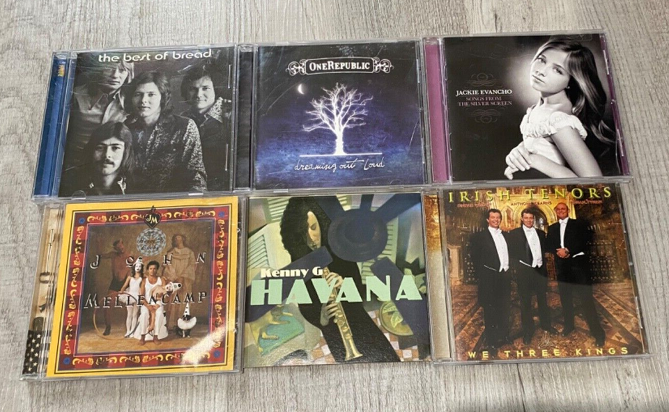 Lot of 34 CDs - Various Artists & Genres: Easy Listening, Rock, Motown ...