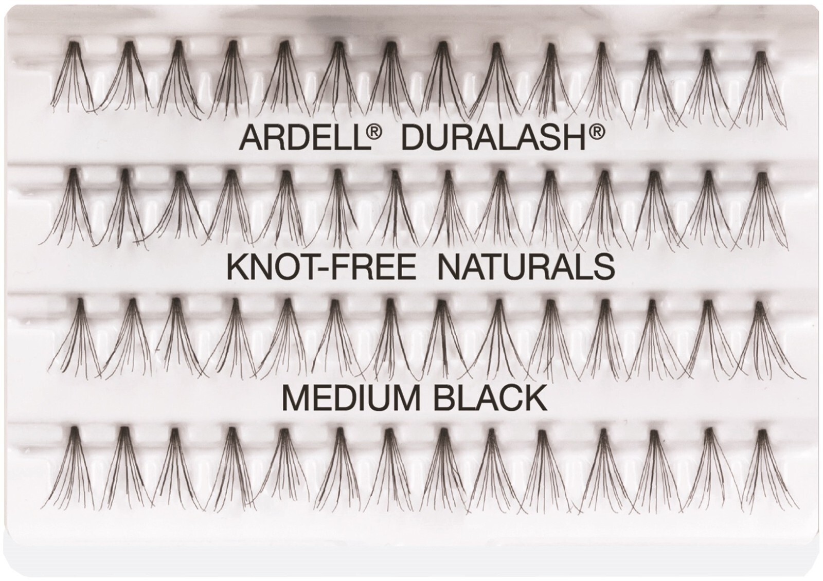 Ardell Individual Flare Lashes Knot-Free Naturals Medium Black #65052 ...