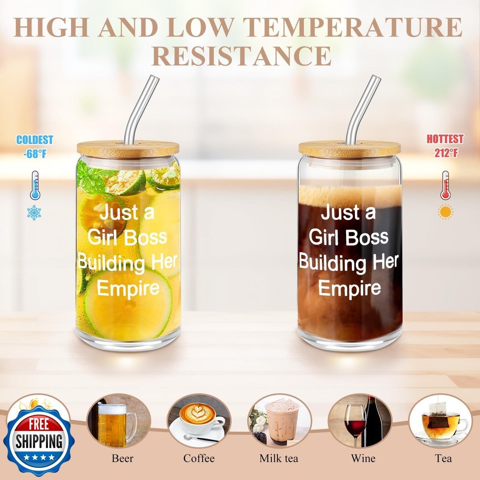 SiliFine 7 Pcs Khaki Boss Day Gift Sets for Women Her Lady Thank You ...