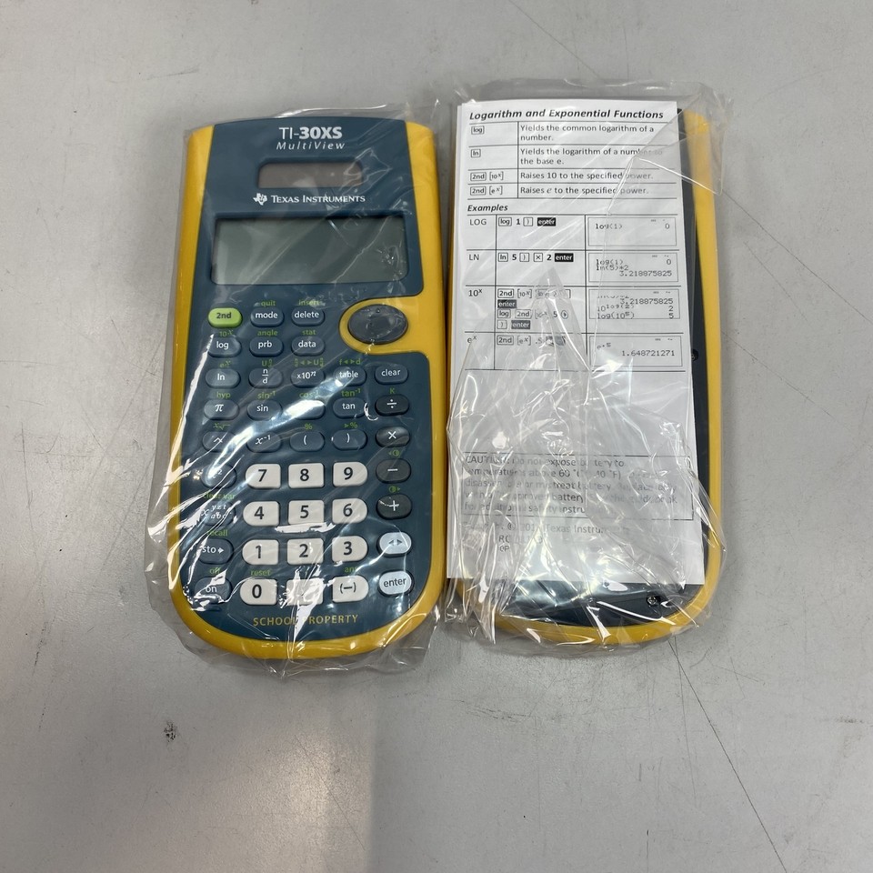 Texas Instruments 10 Pack Calculators TI-30XS MultiView Teacher Kit | eBay