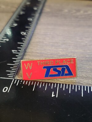 West Virginia TSA Third Place Lapel Pin Technology Student Association ...