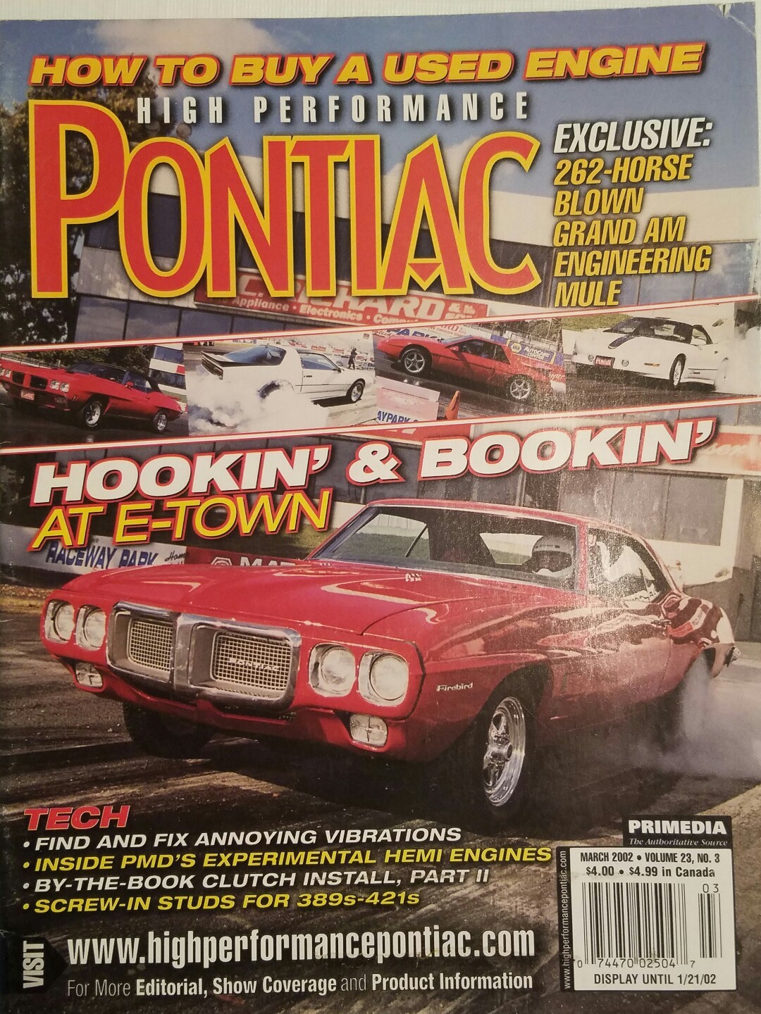 High Performance Pontiac Magazine Mar 2002 Pontiac Hemi Engine | eBay