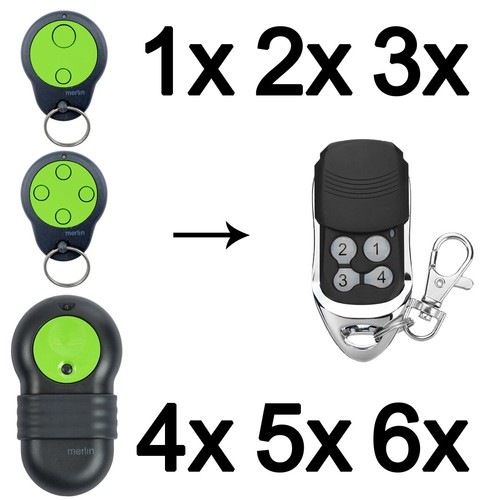 merlin M842/M832 Prolift 230T/430R Compatible Garage Door Remote ...