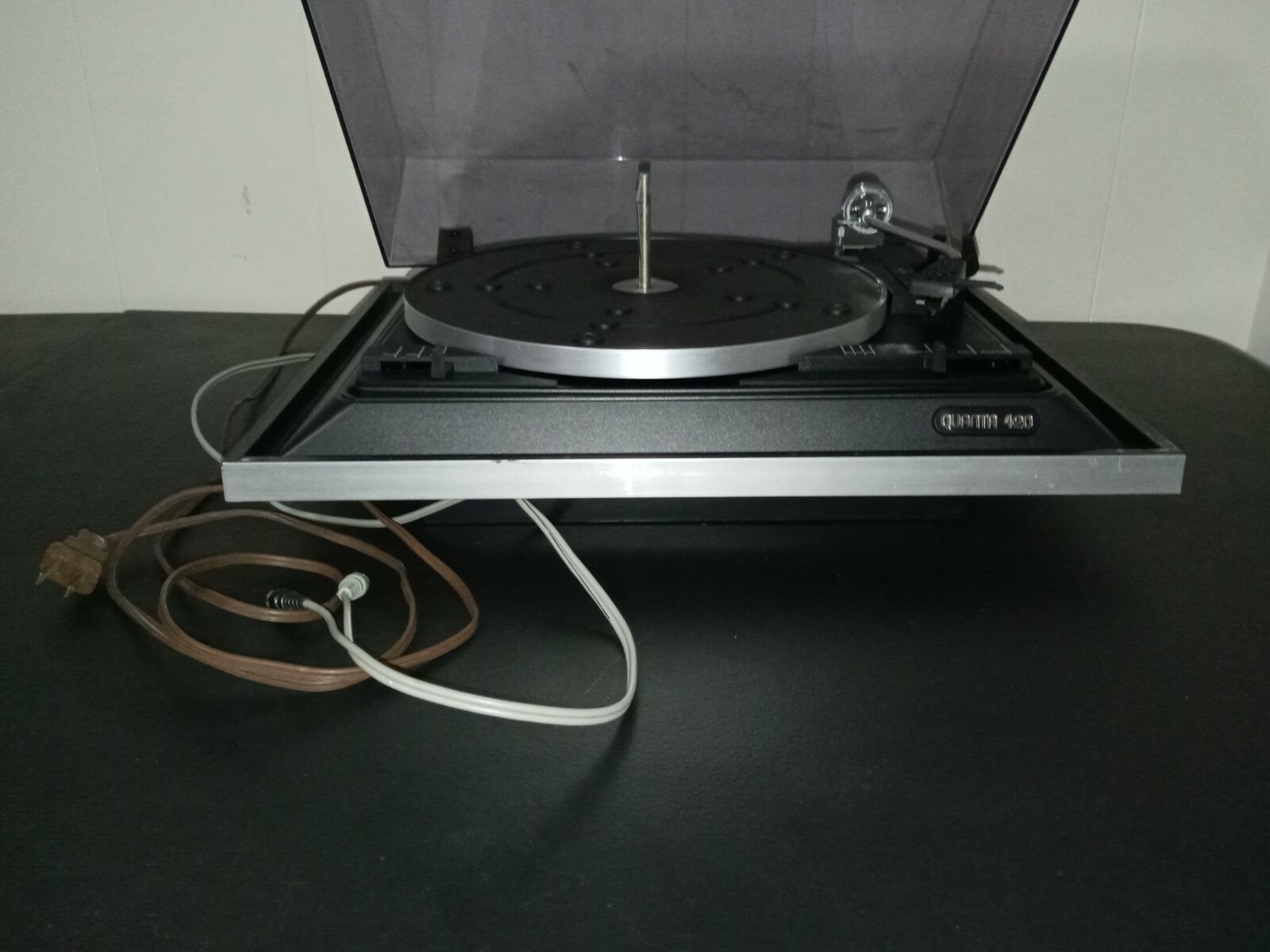 BSR Quanta 420 Turntable with Dustcover & chords RARE VINTAGE | eBay