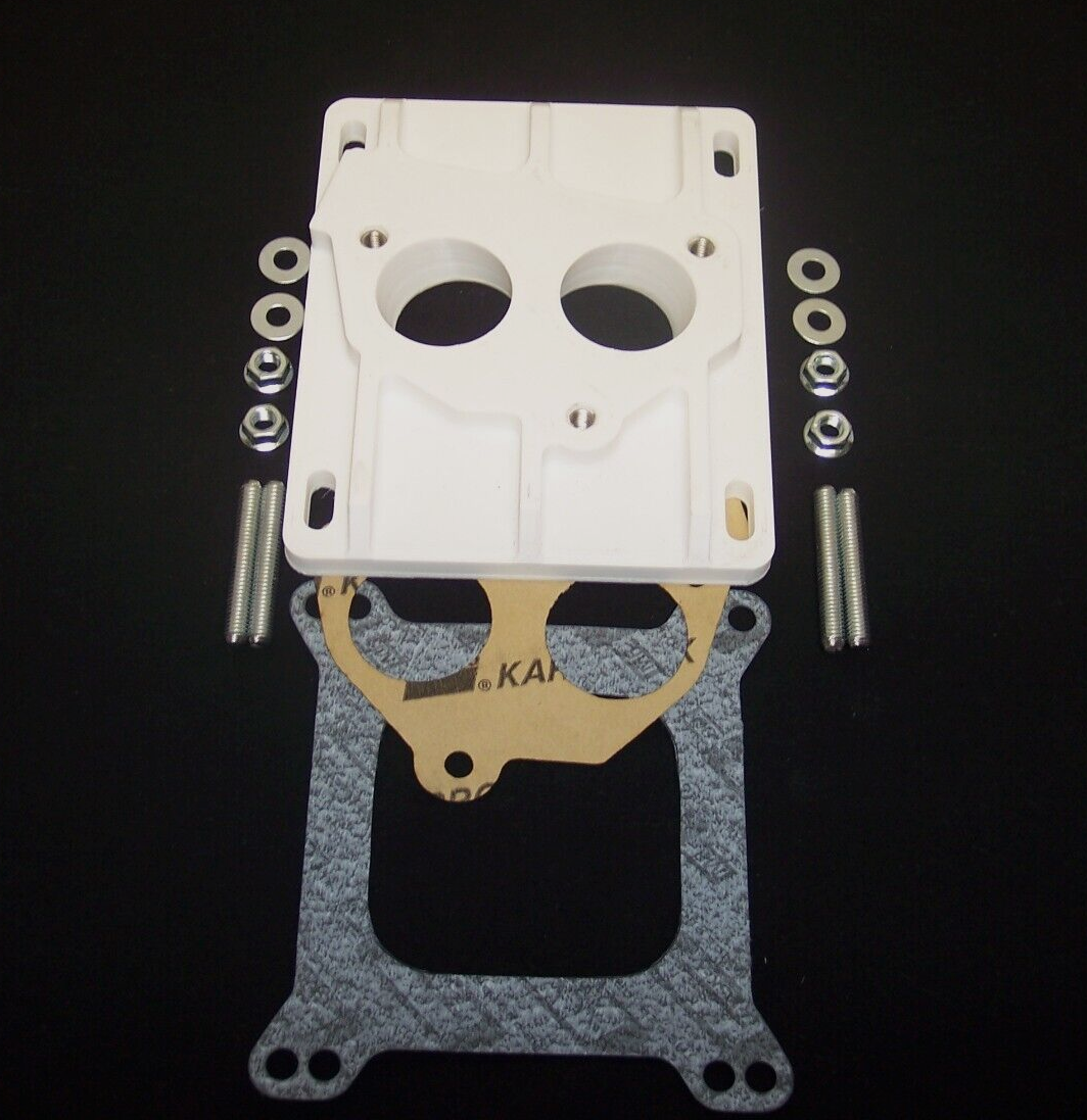 Chevy TBI Fuel Injection to 4 Barrel Manifold Intake Manifold Adapter ...