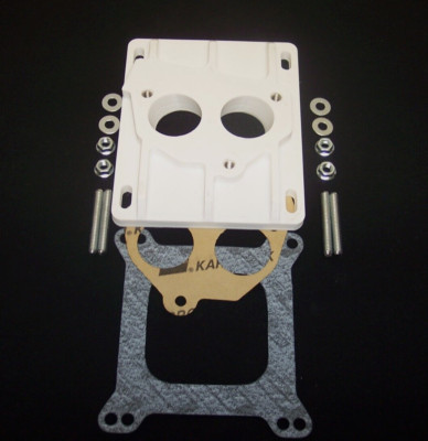 Intake manifold adapter Chevy TBI Fuel injection to 4 barrel manifold ...