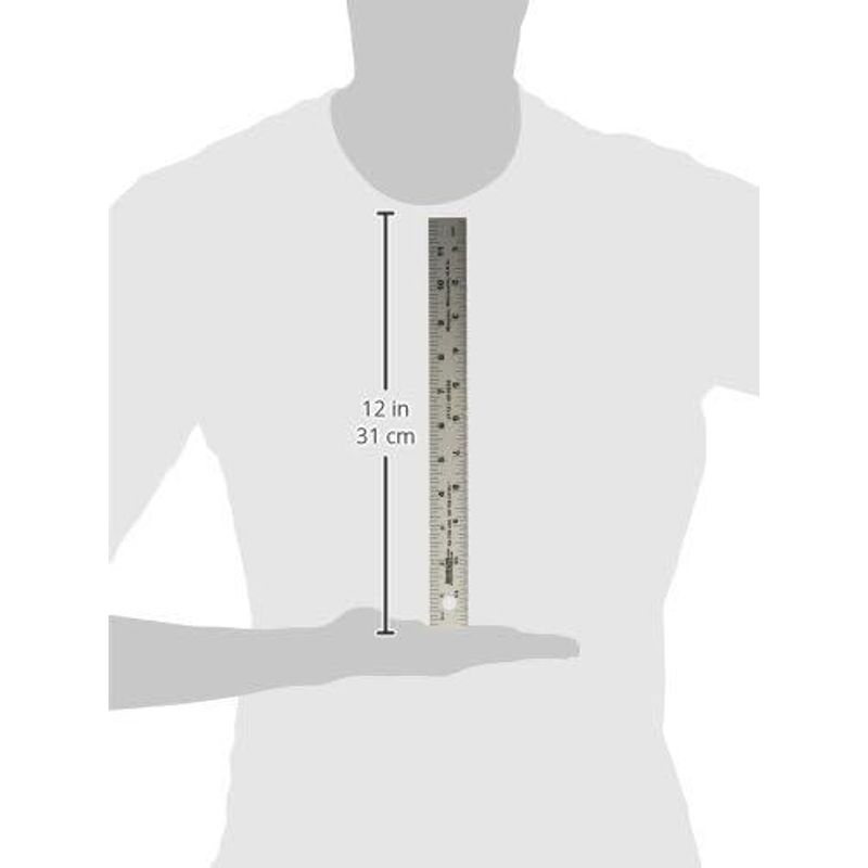 Johnson Level & Tool J112 Aluminum Rule, 12", 1 Ruler Clear | eBay