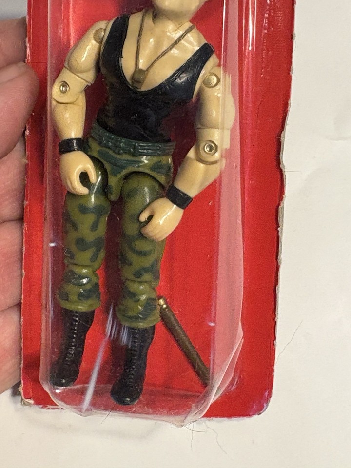 Vintage Hasbro 1980's 3.75" Gi Joe Red Back Nos Bubble Sgt Slaughter ...