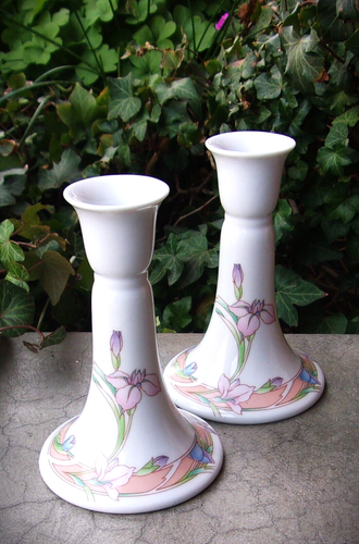 Wicks’N’Sticks Fiona Apricot Candlesticks Japan Original Sticker EUC | eBay