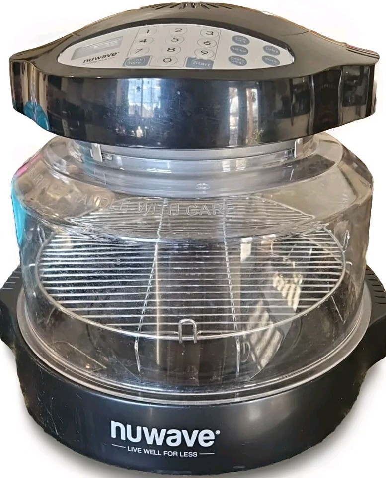 NuWave Pro Plus Oven Model 20631 Black Infrared Convection Oven WORKS ...