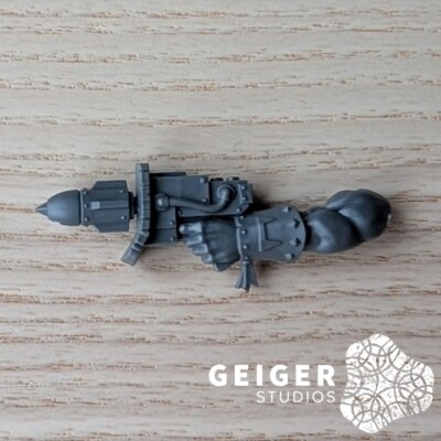 Warhammer 40K Ork Bits | Wrecka Krew | Boss Nob Rokkit Pistol Left Arm ...