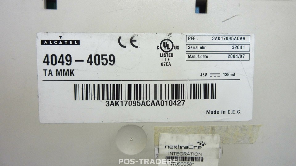 Alcatel-Lucent Enterprise Console TA MMK 4049/4059 without cable and ...