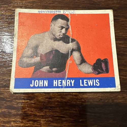 1948 Leaf Boxing Card #33 JOHN HENRY LEWIS | eBay