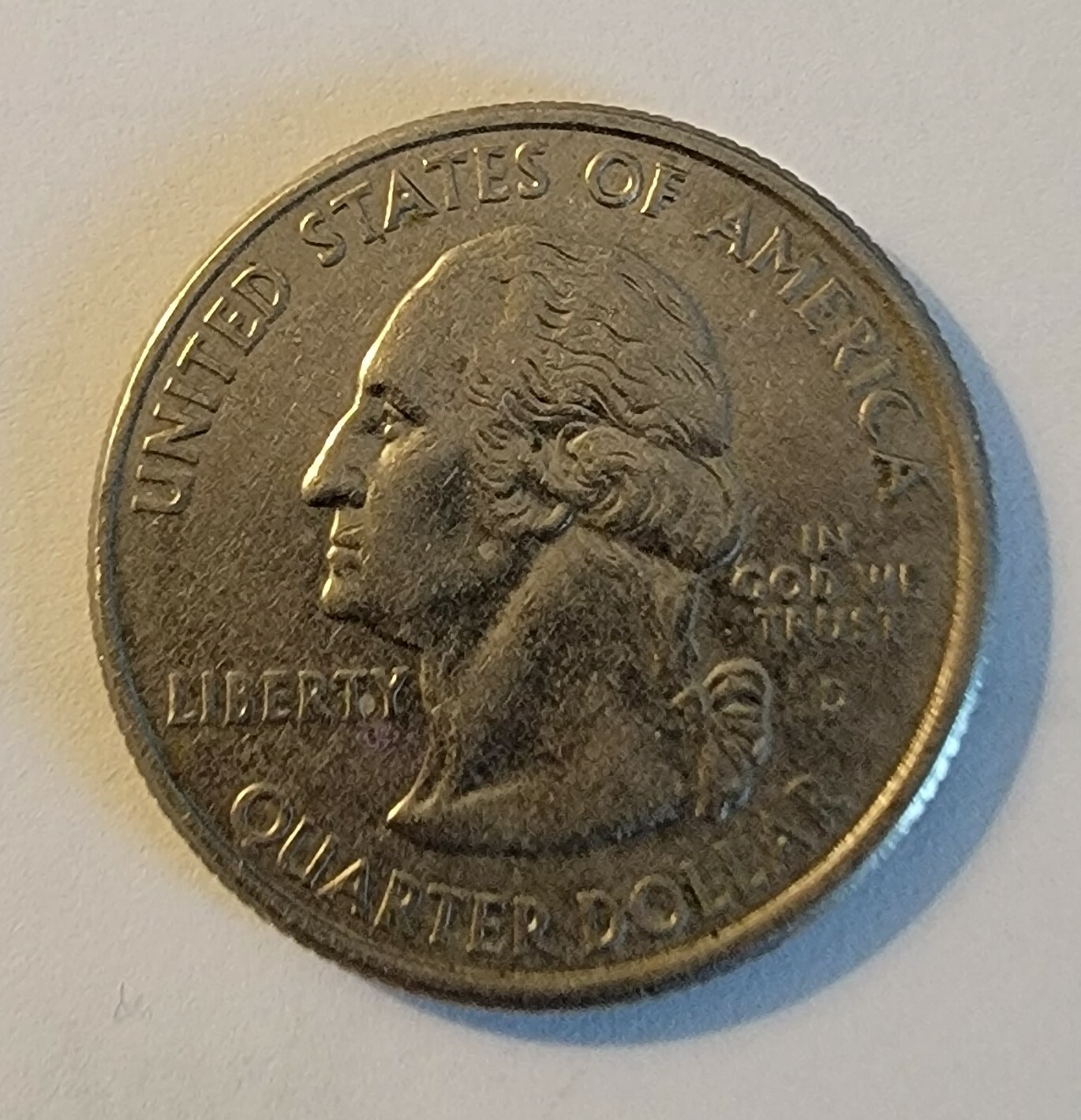 2007 P - Washington State Quarter - Partial missing Clad Layer - Mint ...