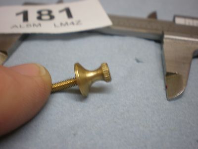 Barometer Index Hand "SETTING KNOB" brass banjo stick part glass clock ...