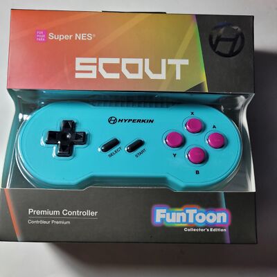 Hyperkin Scout Premium SNES Controller Funtoon Collector's Edition ...