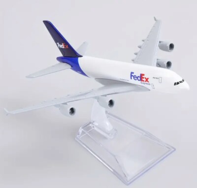 Airbus Plastic Military Diecast & Toy Airplanes FedEx Airplane Model ...