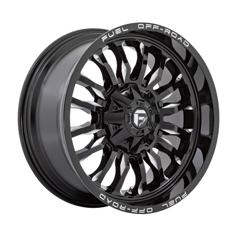 FUEL D795 Arc Rim 20X9 5X139.7/5X150 Offset 1 Gloss Black Milled ...