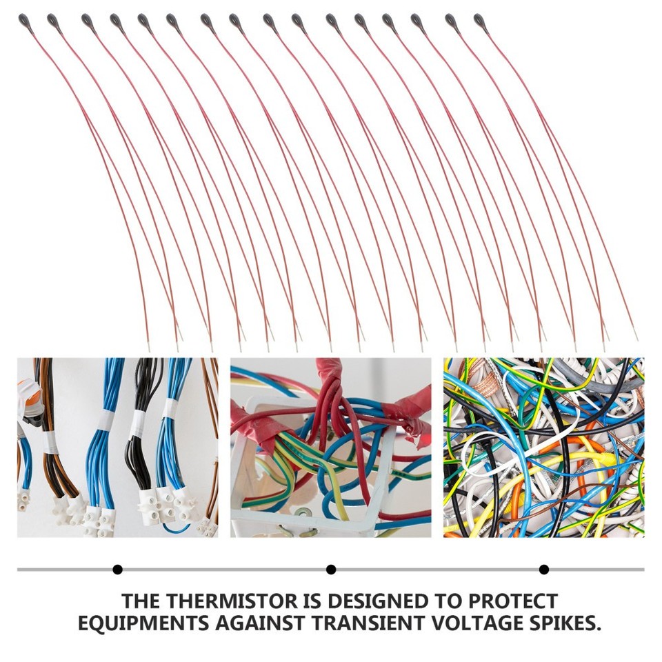 100 Pcs Fast Response Negative Temperature Coefficient Thermistors ...
