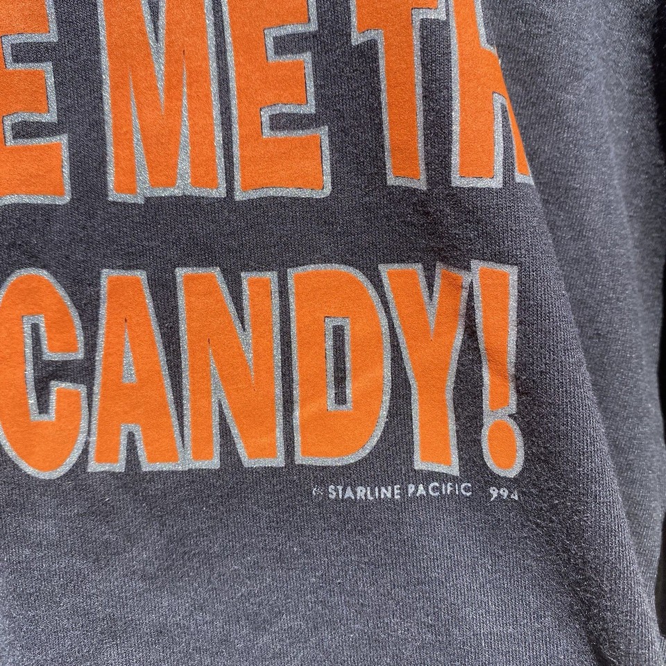 Vintage 1994 Halloween Humor Just Give Me The Damn Candy Shirt Large | eBay