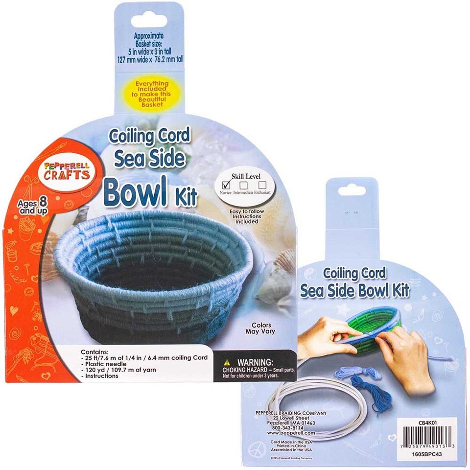 Coiling Cord Basketry Making Kit For All Skill Levels - Basket Bowl ...