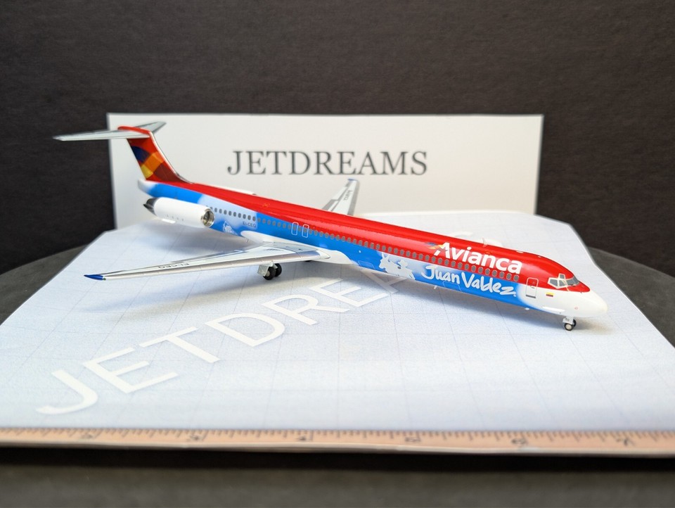 1/200 AVIANCA COLOMBIA MD-83 JUAN VALDEZ (COFFEE) COLORS EI-CEQ JC ...