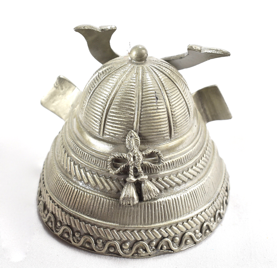 Japanese Miniature Pewter Metal Kabuto Shogun Samurai Helmet | eBay