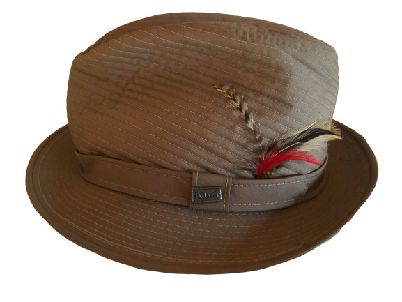 Vintage ADAMS FEDORA Hat 70s 80s SIZE MEDIUM 7 - 7 1/… - Gem