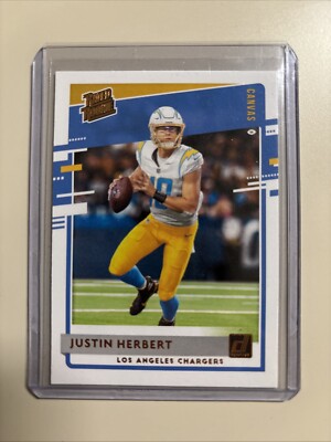2020 Panini Donruss - Rated Rookie Canvas #303 Justin Herbert (RC) | eBay
