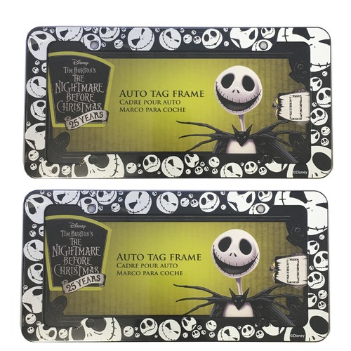 NEW 2pc Set Nightmare Before Christmas Car Truck Suv Van License Plate ...